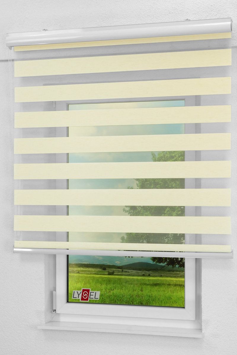 Fensterrollos in Fertiggrössen für Sicht- und Sonnenschutz